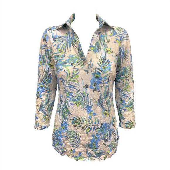 David Cline | Tops | New David Cline Iris 34 Sleeve Polo Top In ...